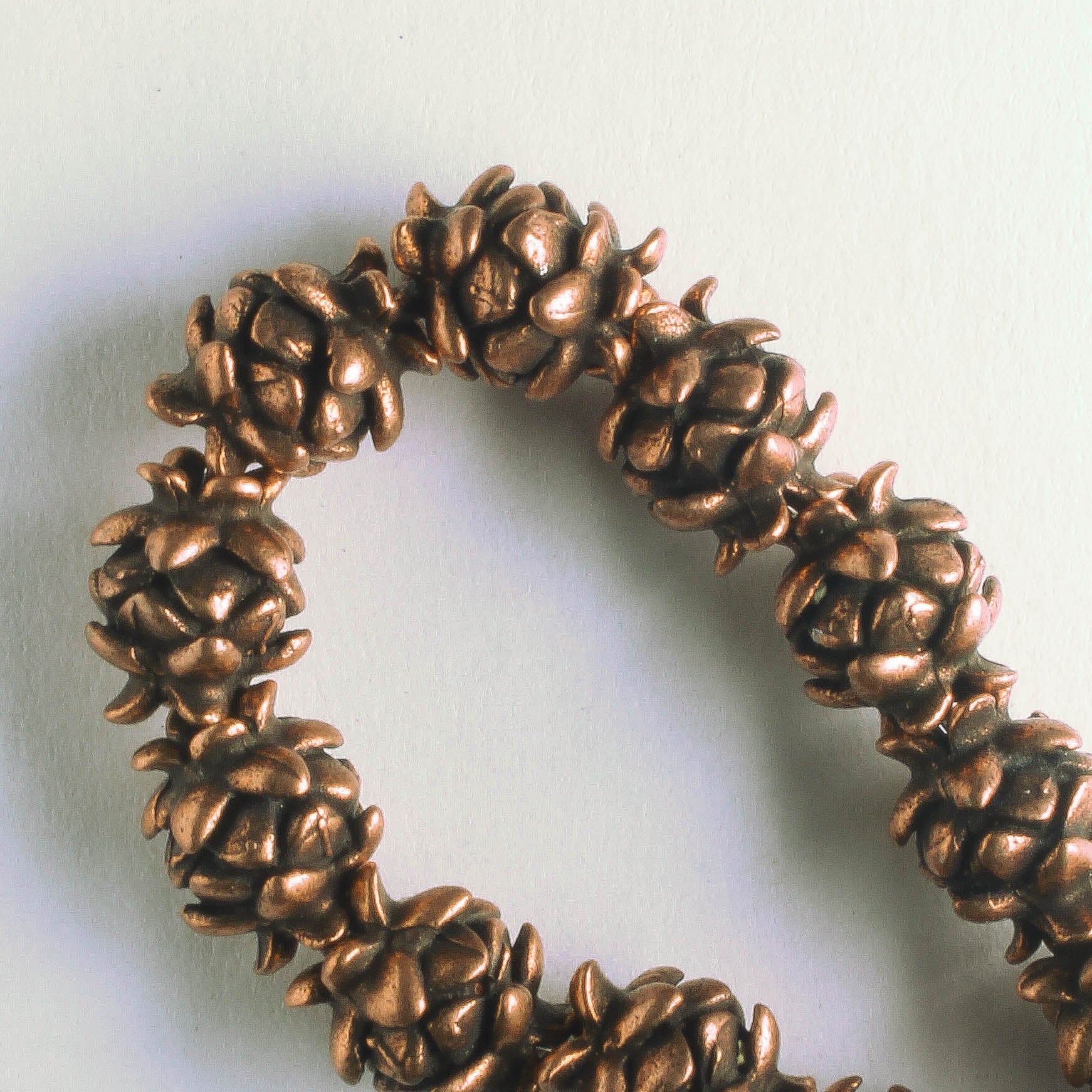 Pewter Beads 8" Strands - Copper – Jennifer Wiles Studio