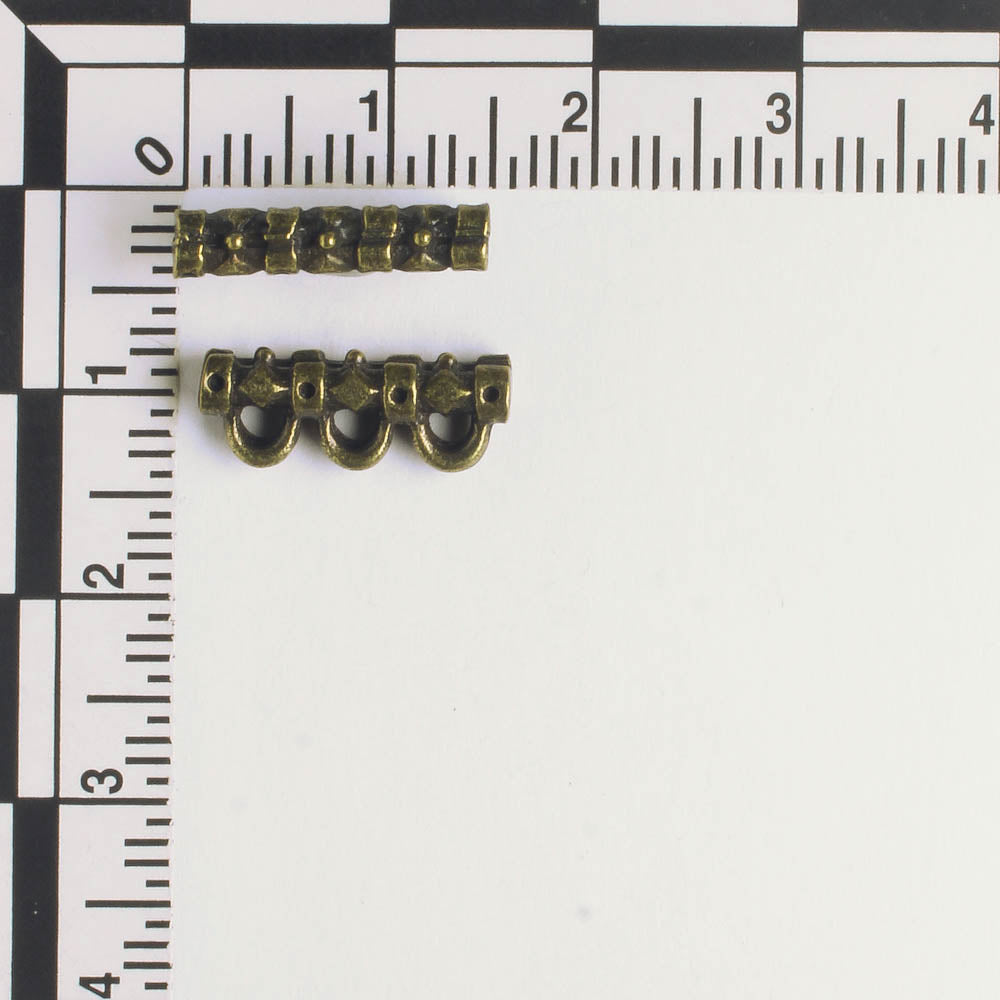 3 Strand Spacer Bar - Brass – Jennifer Wiles Studio
