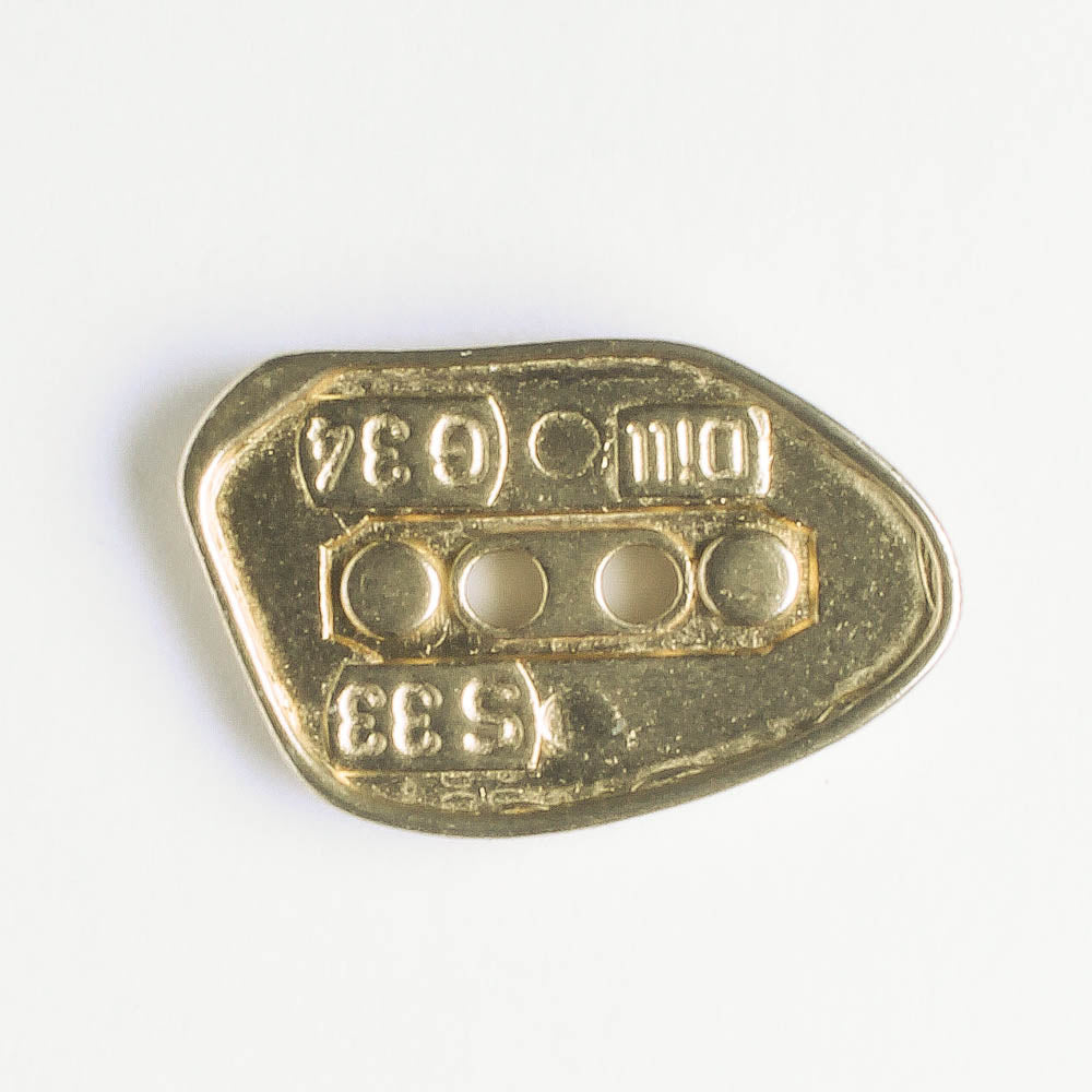 Button Dull Gold – Jennifer Wiles Studio