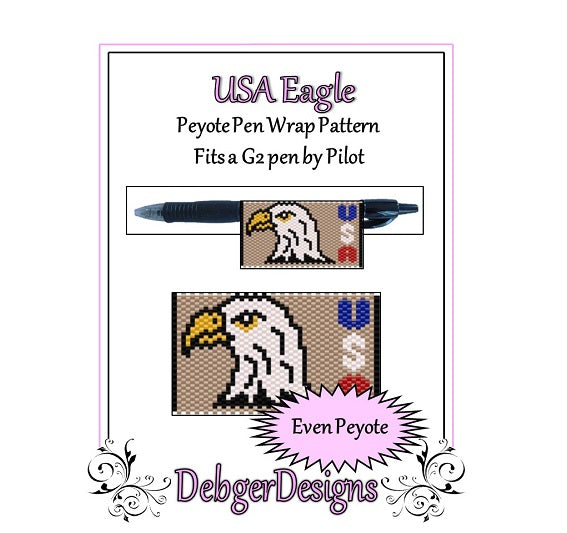 USA Eagle Pen Wrap Pattern - PDF – Jennifer Wiles Studio