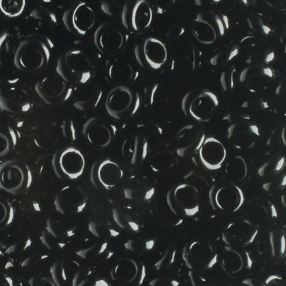 6/0 Demi Round Jet - 10 grams – Jennifer Wiles Studio