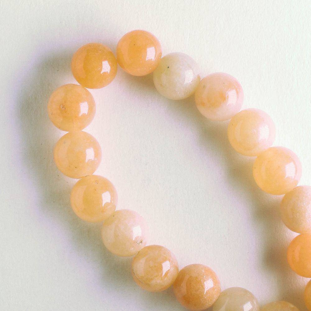 Peach Quartz - 8" strand – Jennifer Wiles Studio