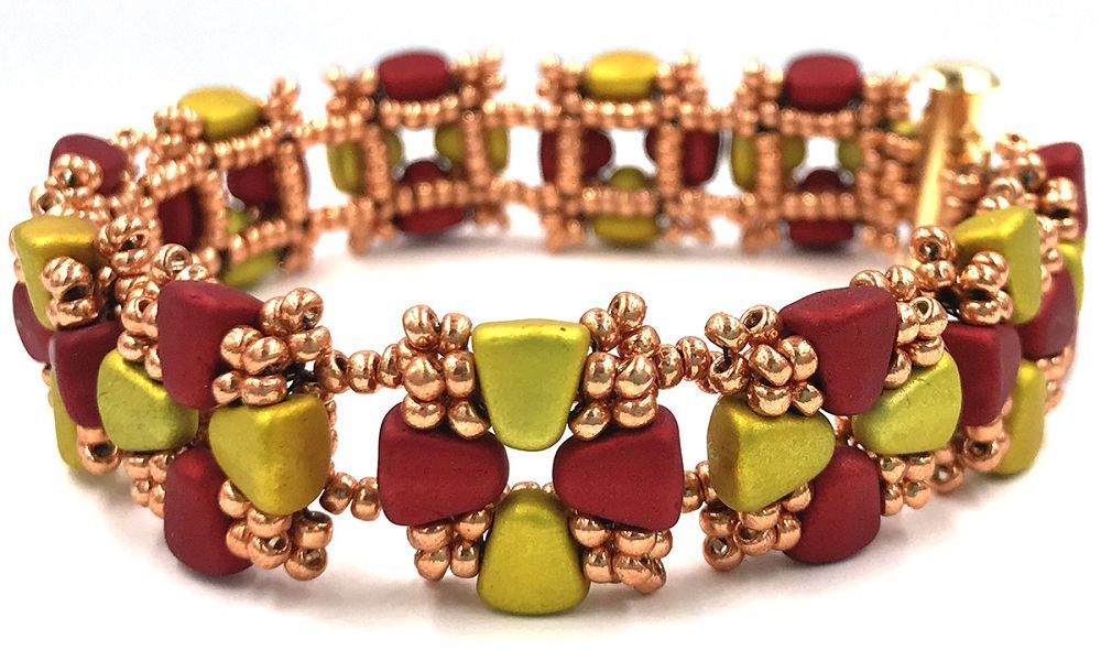 Nibble Bracelet and Earrings Pattern - PDF – Jennifer Wiles Studio