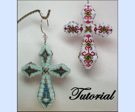 Coat of Arms Crystal Cross Pattern - PDF – Jennifer Wiles Studio
